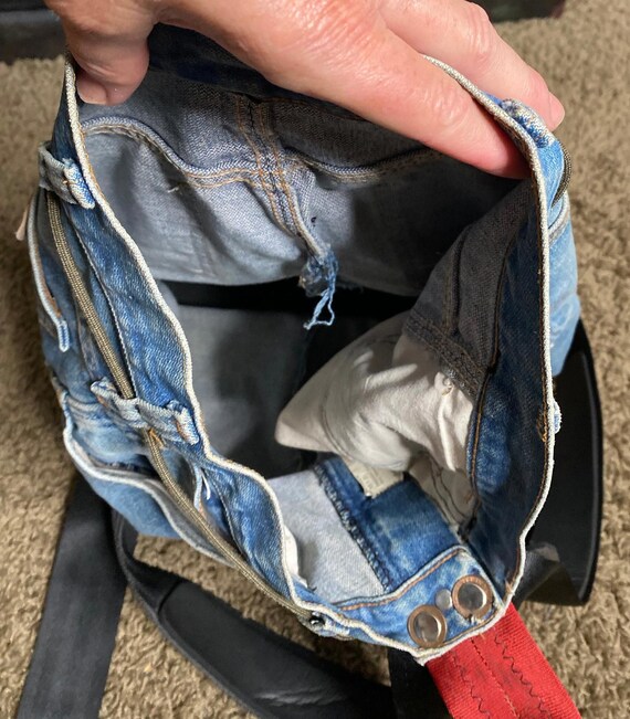 Vintage Wrangler Backpack with License Plate from Rec… - Gem