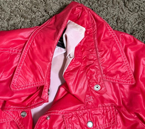 1960's Vintage MOD Red Nylon Jacket - Gem