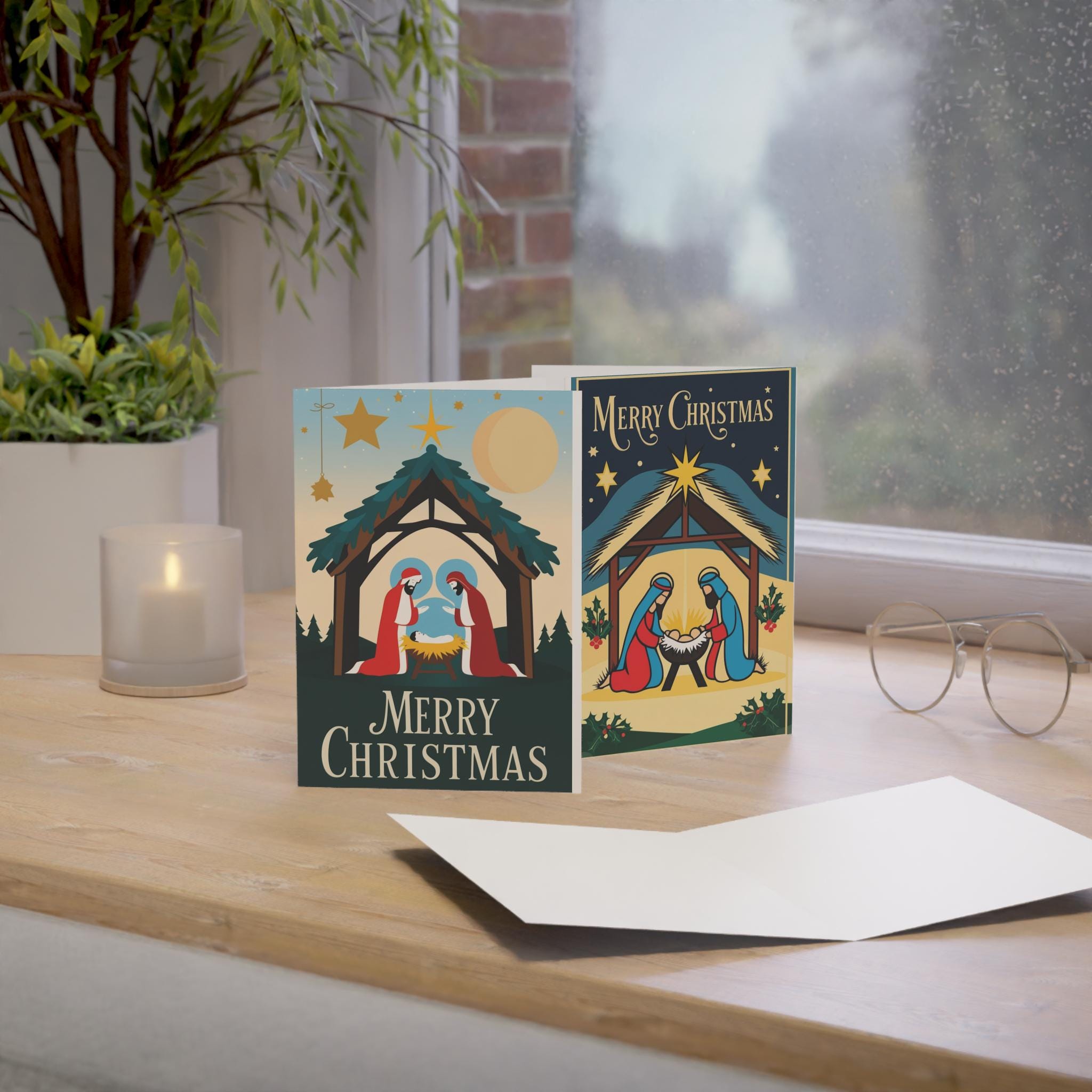 Modern Christmas Card Designs Printable Digital Files Holiday Cheer ...