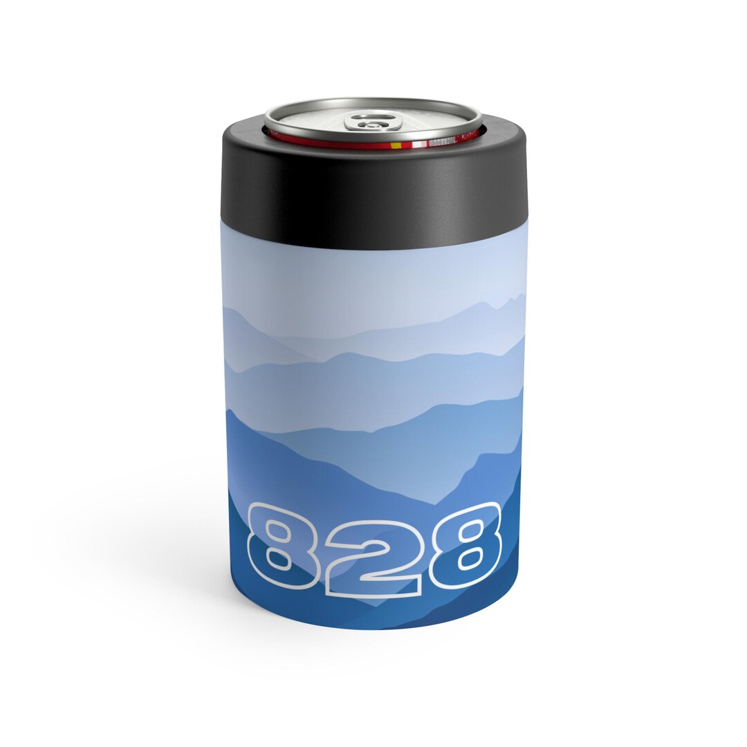 828 Area Code Mountain View Can Holder, Insulated Drink Cozy, Outdoor ...