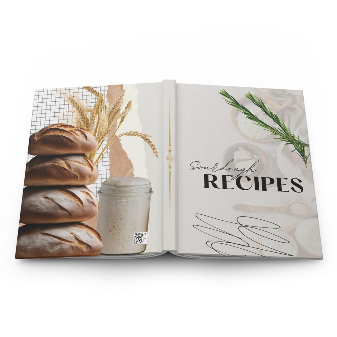Sourdough Recipe Journal Notebook, Recipe Book, Cooking Journal, Food ...