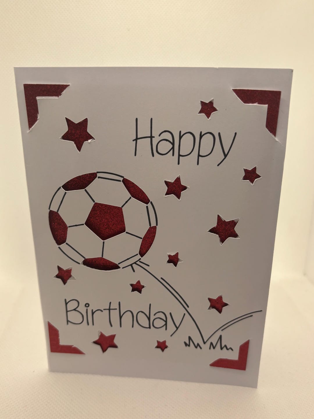 Happy Birthday Football Card - Etsy
