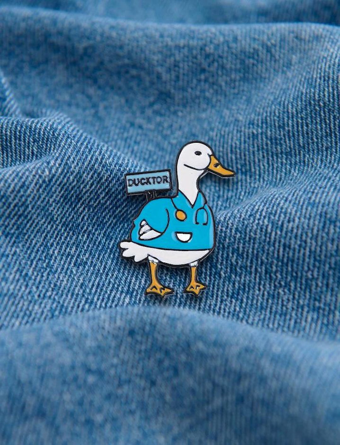 Duck Ducktor Enamel Pin Adult Friends Birthday Gift Pins - Etsy