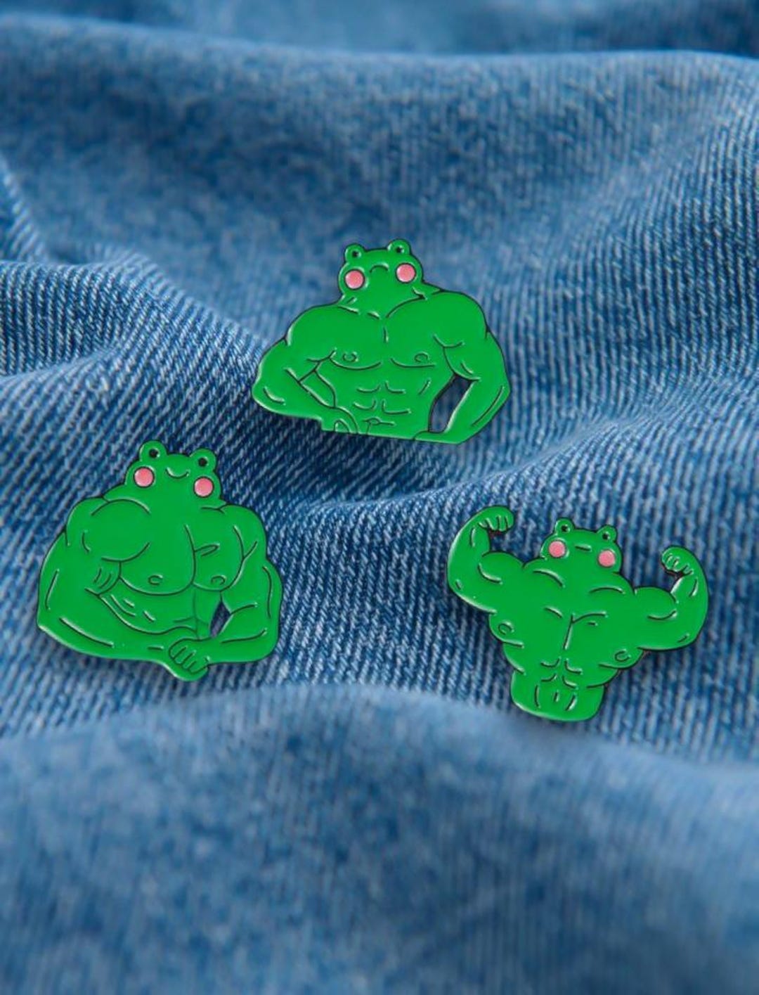 Buff Frog Bodybuilder Enamel Pin Workout Gym Fitness Pins - Etsy