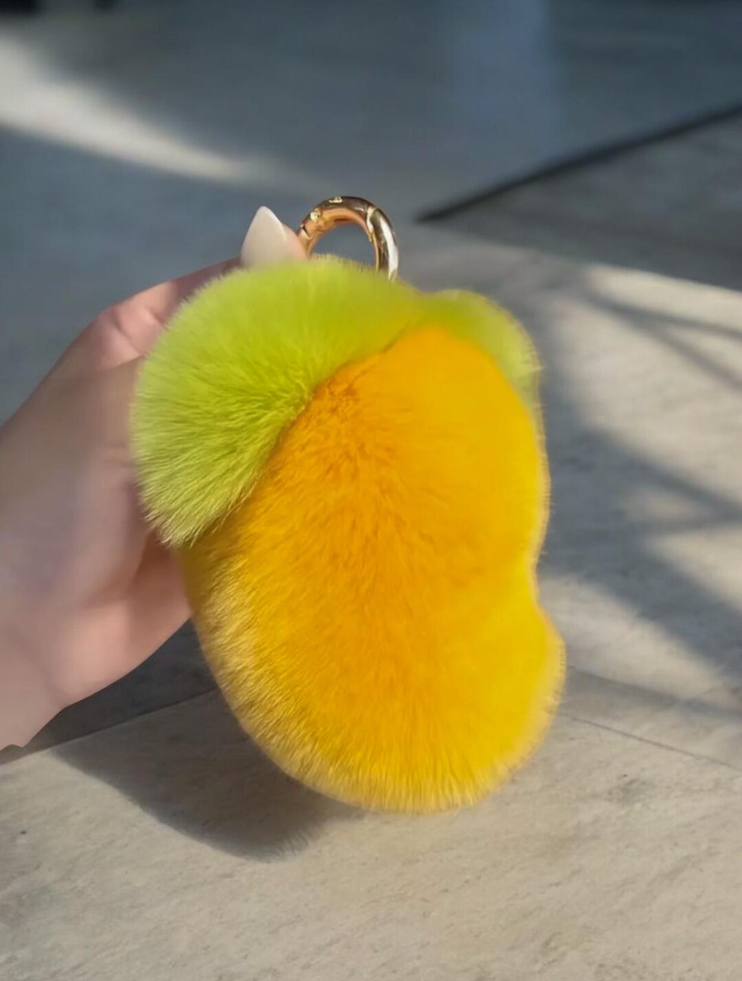 Mango Peach Stylish Cute Bag Accessories Women Purse Charm Chain ...