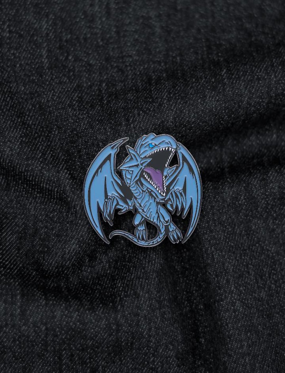 Blue Eyes Dragon Enamel Pin Adult Child Pins - Etsy