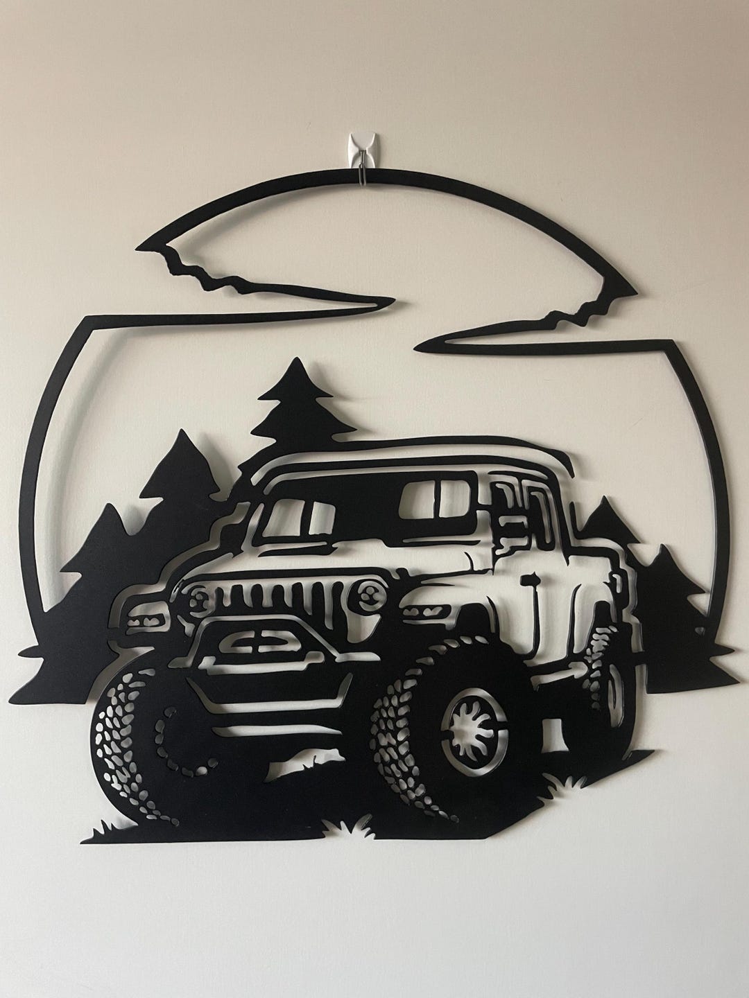 4x4 Outdoor Scenery Truck Metal Wall Art Off-road Decor, Adventure Wall ...