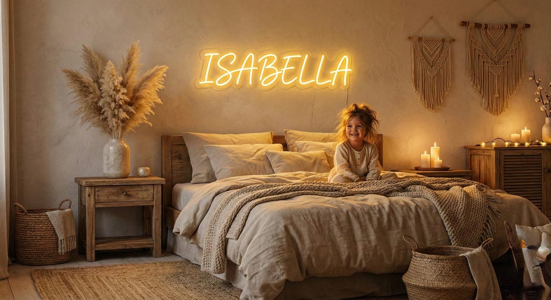 Custom LED Name Light, Personalized Neon Sign for Home Decor, Event ...
