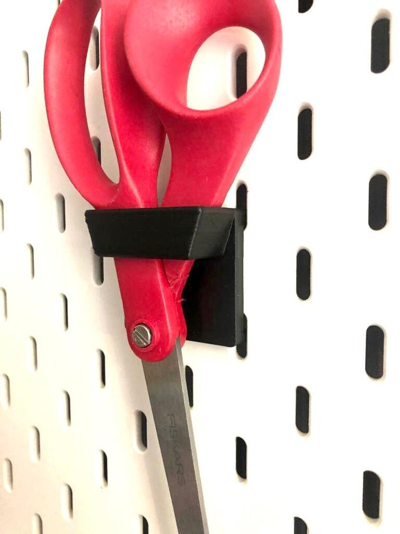 IKEA SKADIS Pegboard Scissors Holder – Tool Organizer – Desk Accessory for Crafting and Office ...