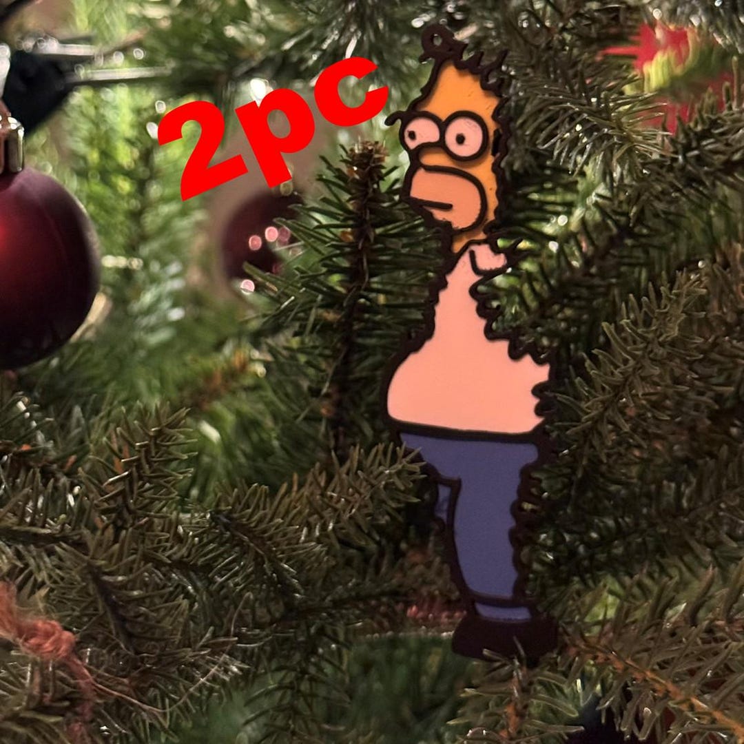 Homer Simpson Hanging Christmas Tree Decoration - the Simpsons Bush ...
