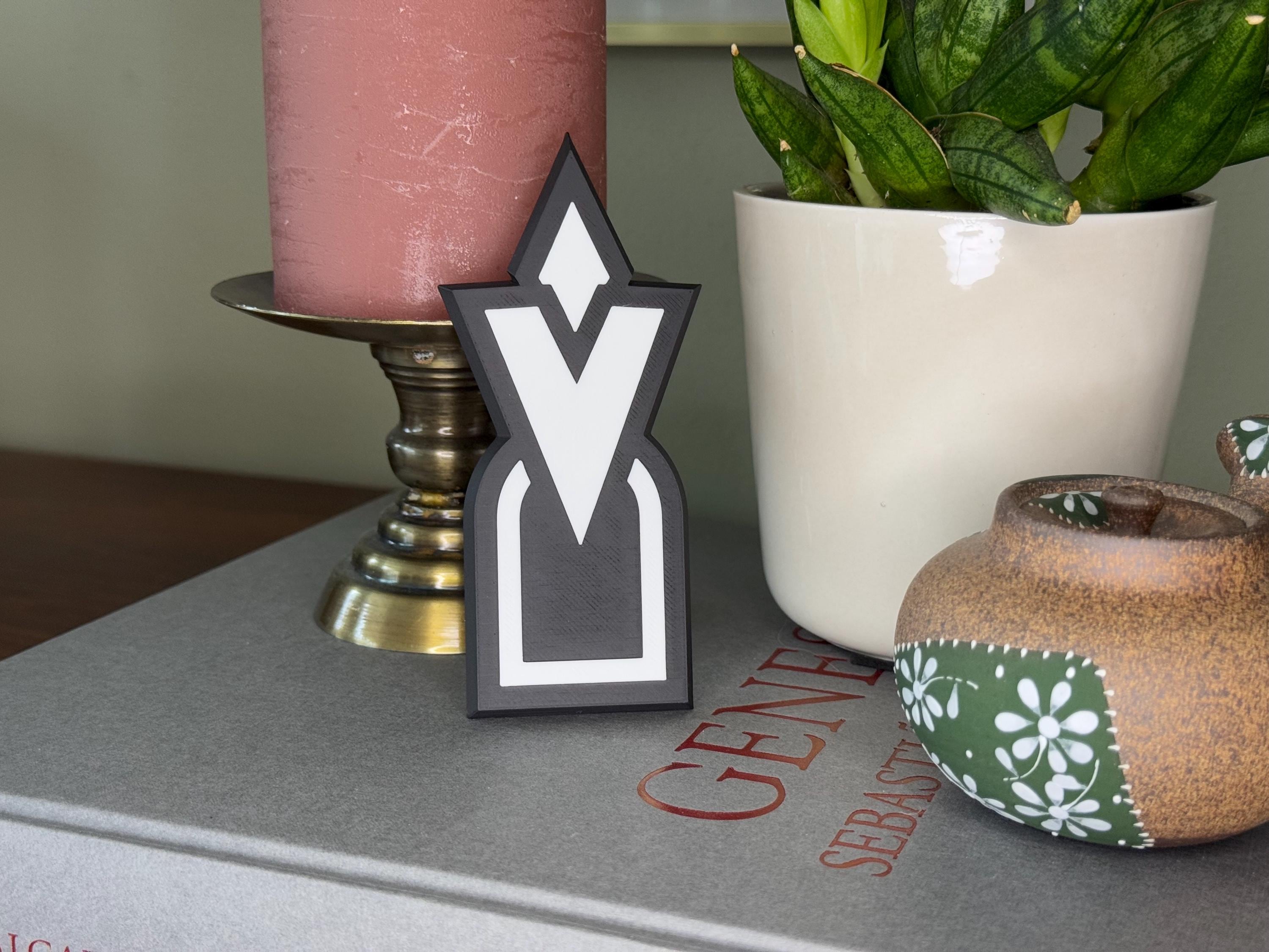 Skyrim Quest Marker Icon - Elder Scrolls Door Marker - Skyrim Decor ...