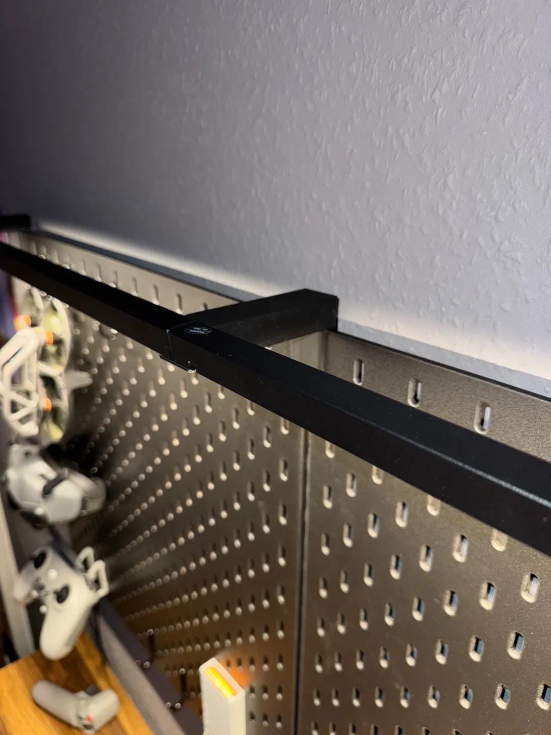 IKEA SKÅDIS Pegboard SKYDRAG Light Holder – Custom Mount for Skydrag ...