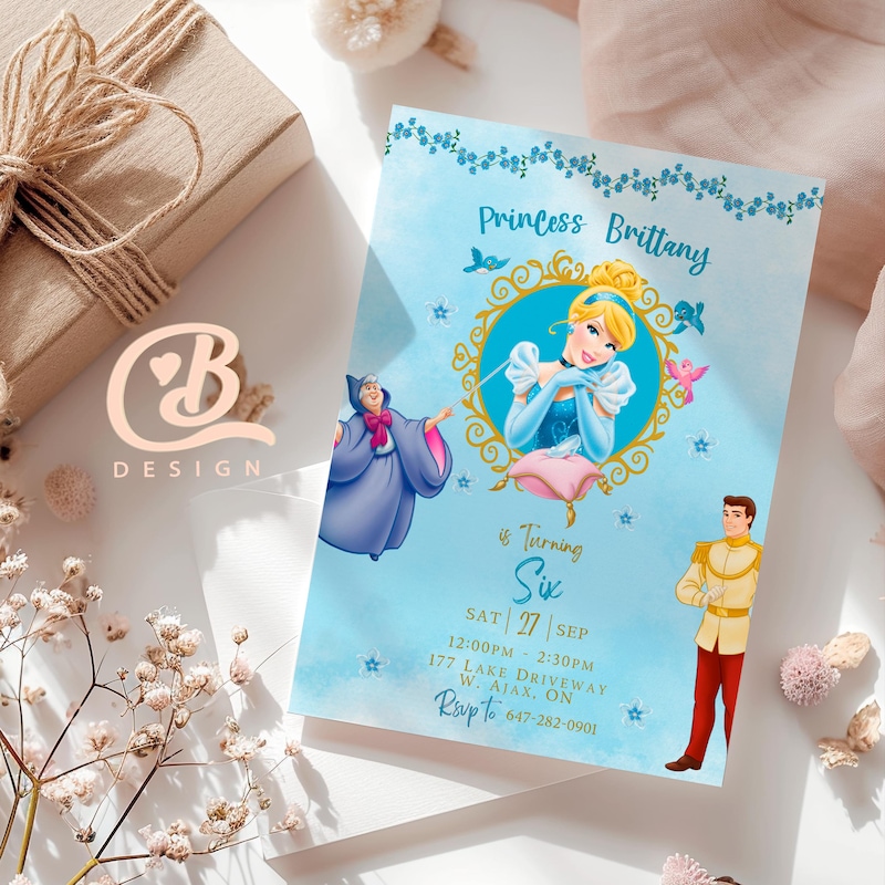 5 X 7 Cinderella Print - Etsy