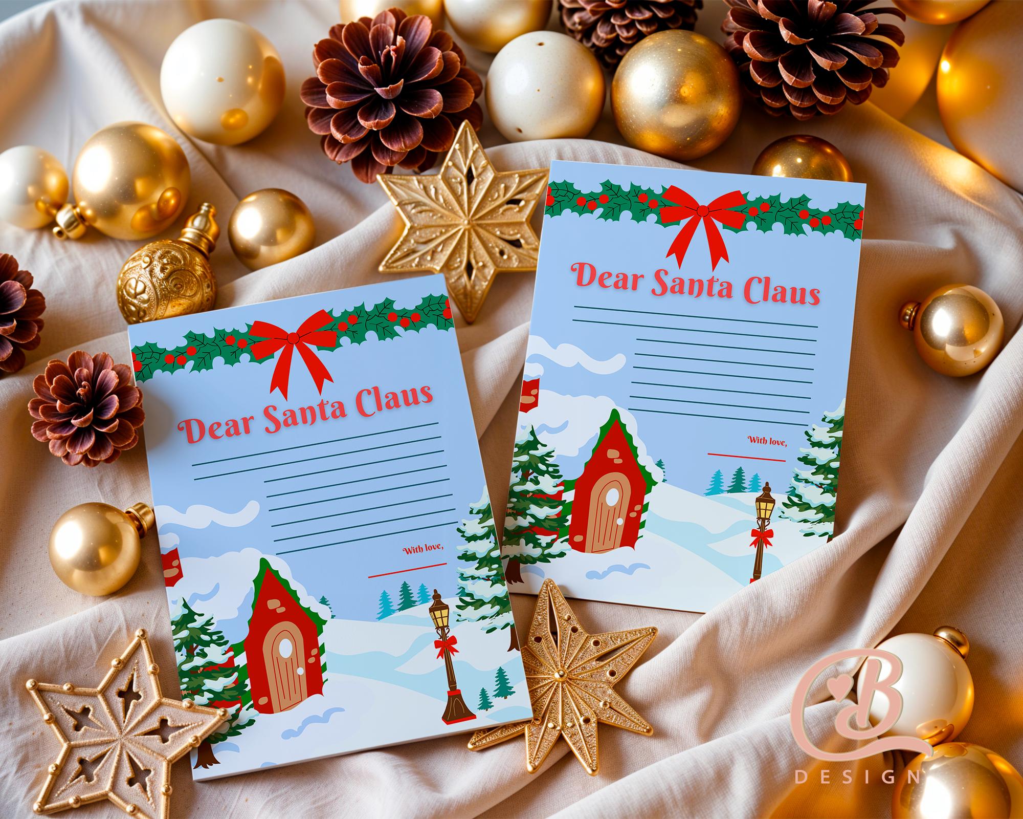 Christmas Wish List Printable, Letter to Santa, Christmas Printable for ...