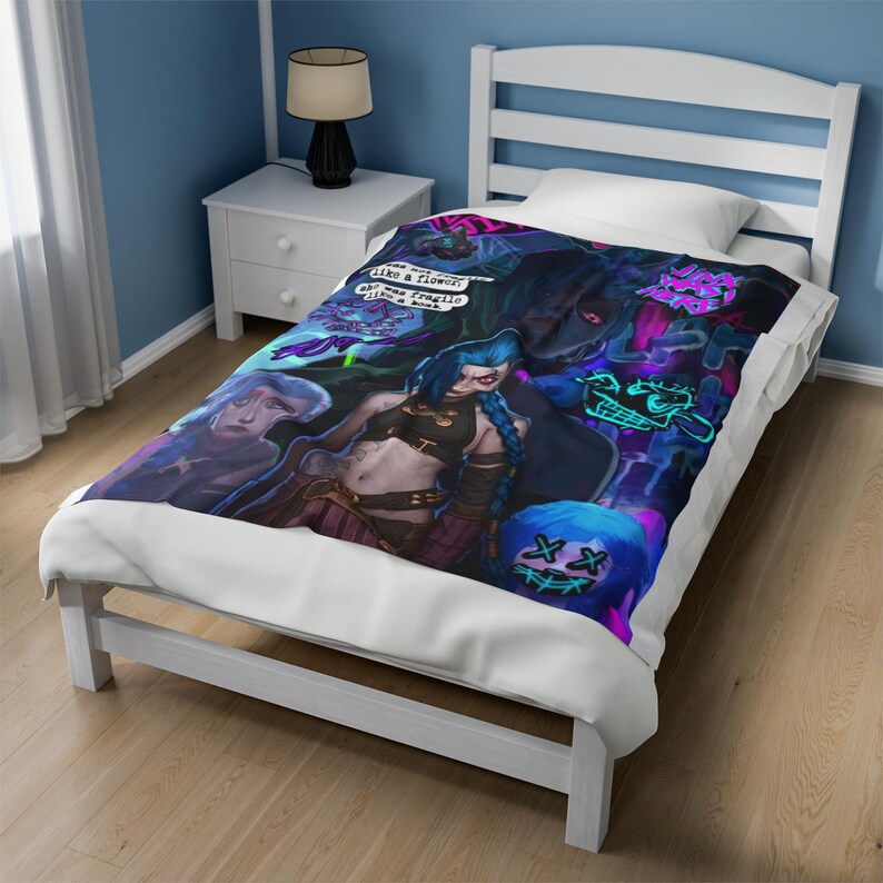 Velveteen Plush Blanket, Jinx, Arcane Blanket Cozy Homeware, Occult Decor, Witchcraft Gift ...