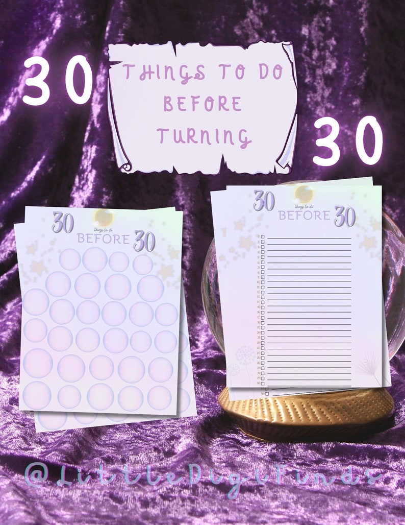 30 Things to Do Before Turning 30 Bucket List | Dream To-do List ...