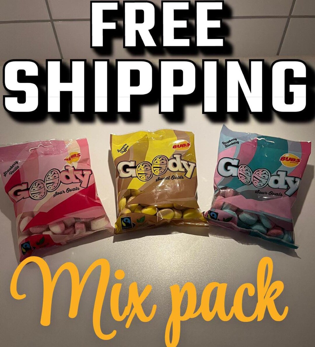 Bubs Goody Mix 3 X 90g 3.2 Oz FREE SHIPPING - Etsy