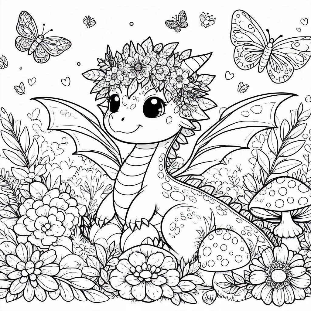 Coloring Book for All Ages | Digital Download | 10 Pages | Cute and ...