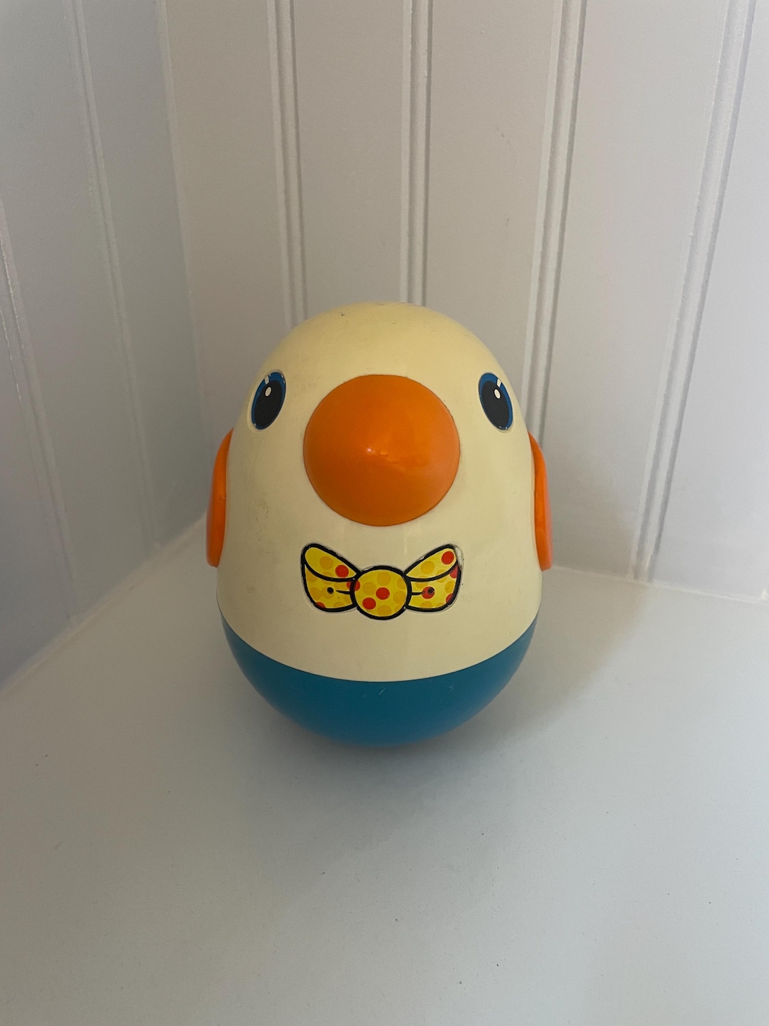 Vintage Playskool Chime Weeble Wobble Penguin Toy - Etsy