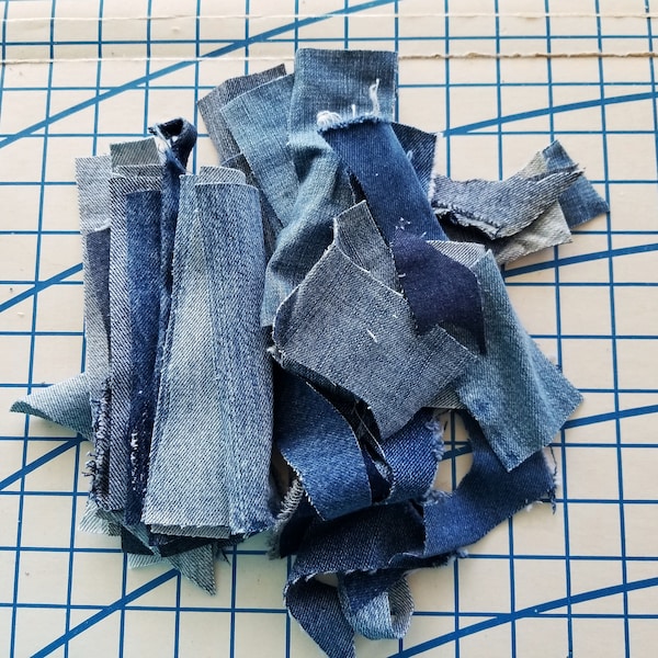 Denim Strips - Etsy