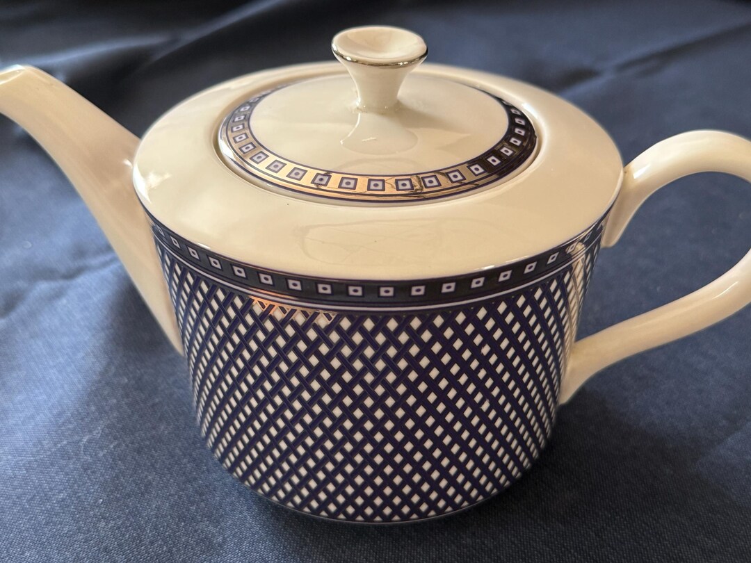 Grace's Tea Ware Teapot in the "metro Blue" Pattern - Etsy
