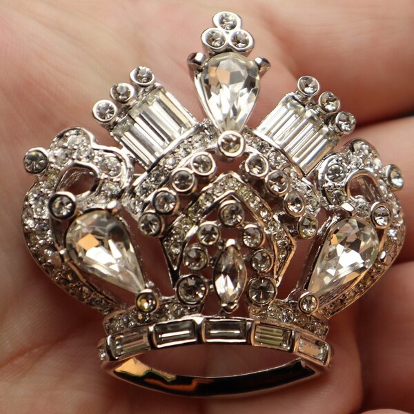Rhinestone Crown - Etsy
