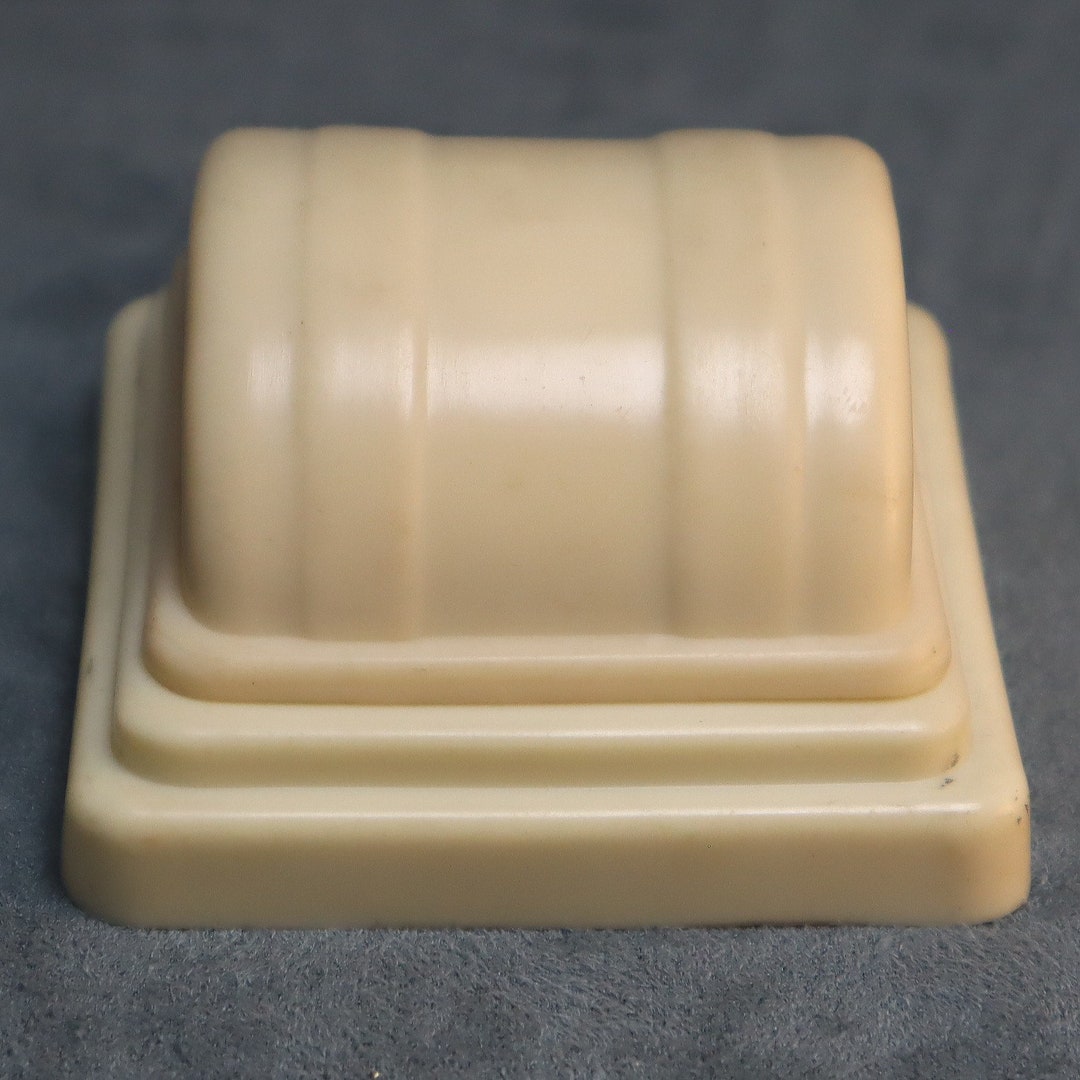 Art Deco Celluloid Ring Box Ivory & Royal Blue - Etsy