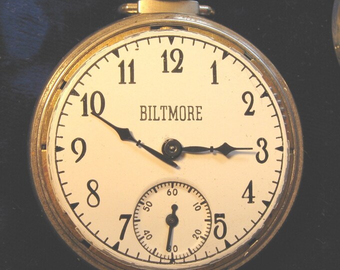 Ingraham Biltmore Pocket Watch 1930 - Etsy