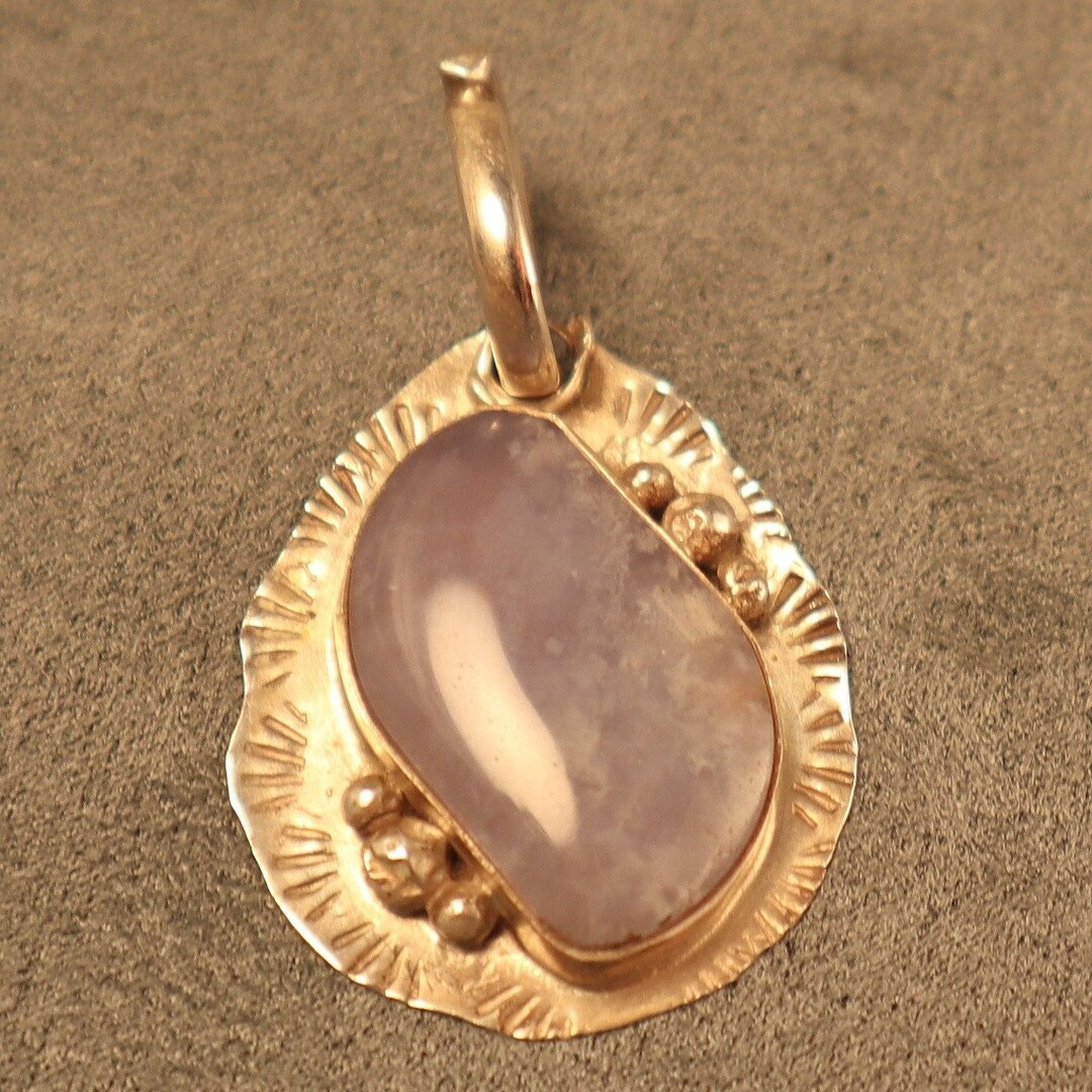 Rosemary & Ray Nieto Purple Stone Sterling Pendant RNR - Etsy