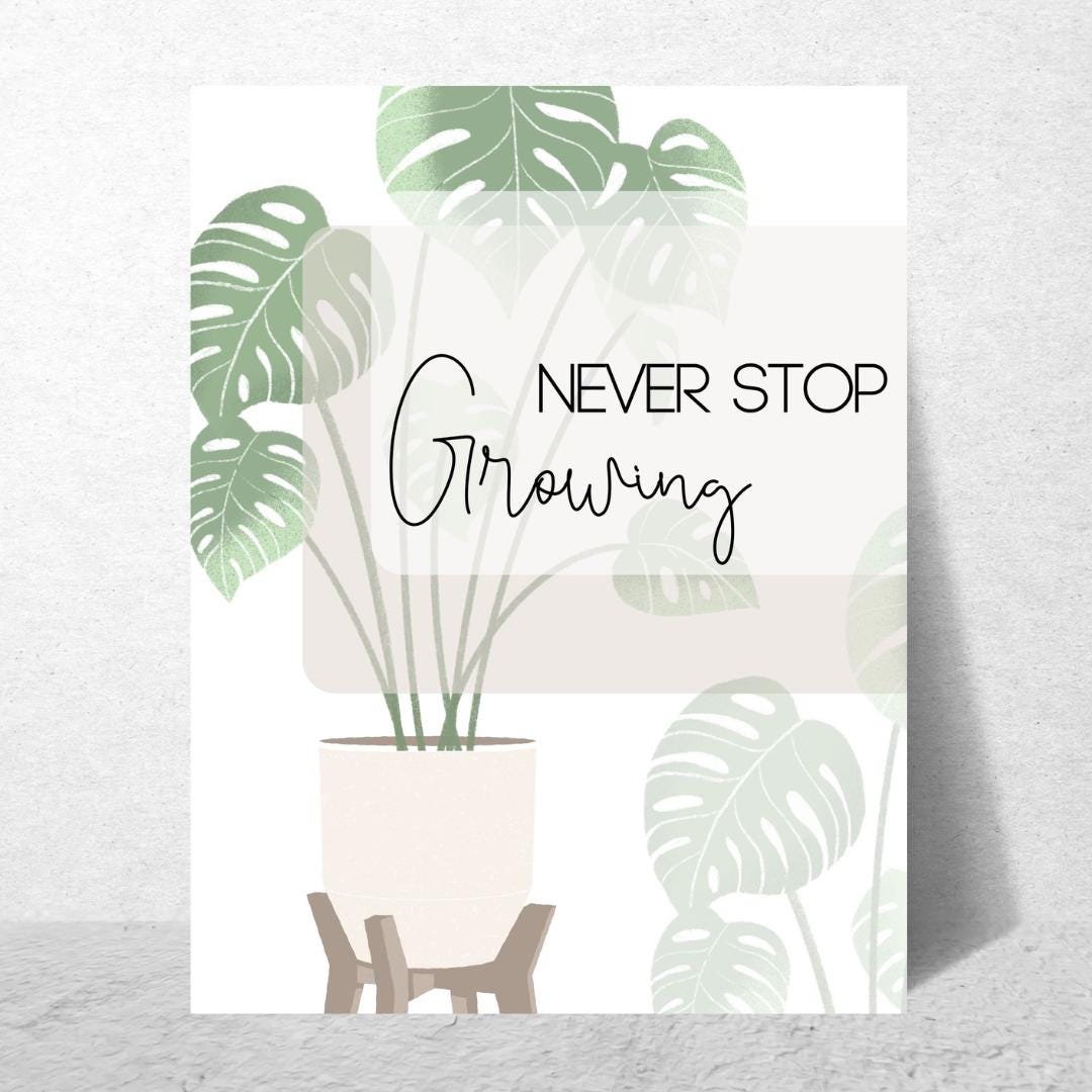 Classroom Posters | Plant Themed Posters - Etsy