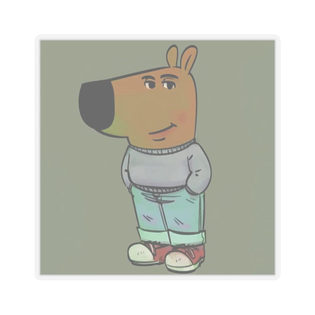 Chill Guy Kiss-cut Stickers - Cool Vinyl Decals for Laptop, Hydro Flask ...