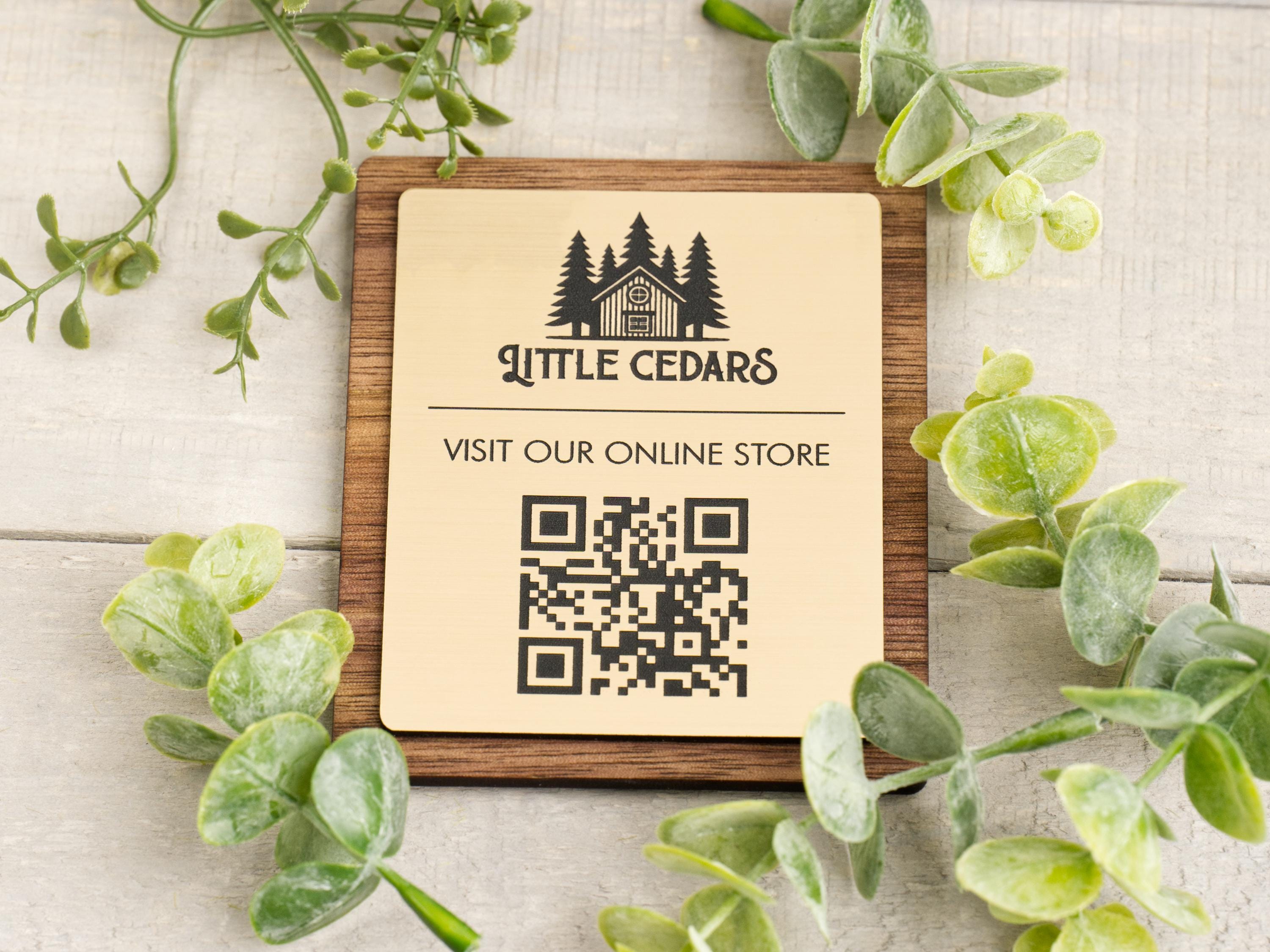 Custom QR Code Signs - Customizable Logo, Art, Text and QR Codes, for ...