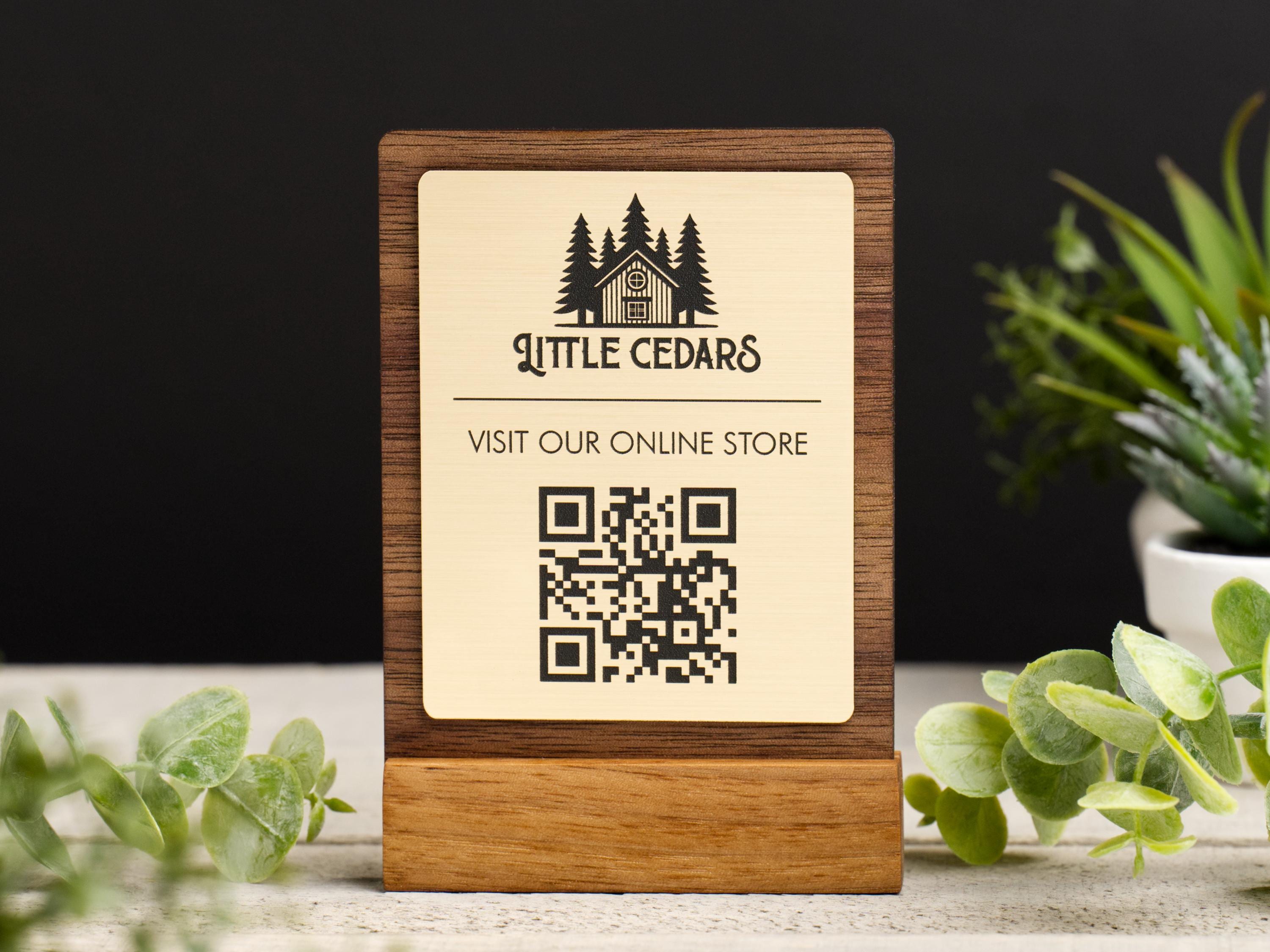 Custom QR Code Signs - Customizable Logo, Art, Text and QR Codes, for ...