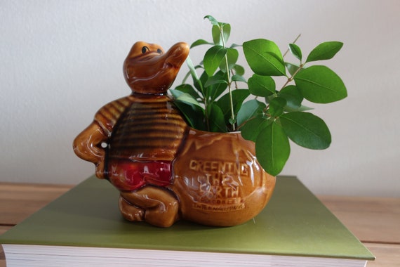 Kitsch Vintage Planter From the Crocodile International Brand - Etsy