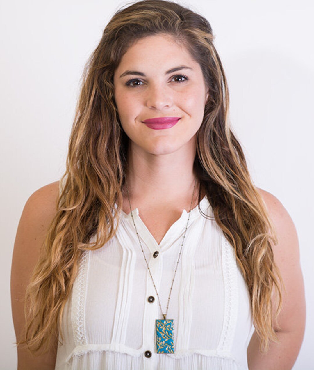 Rectangle Necklace - "florence" Chain Necklace - Etsy