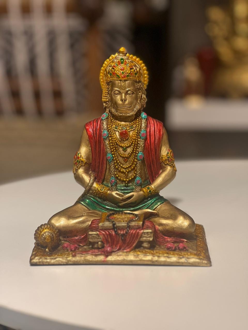 Meditating Lord Hanuman Idol - Etsy