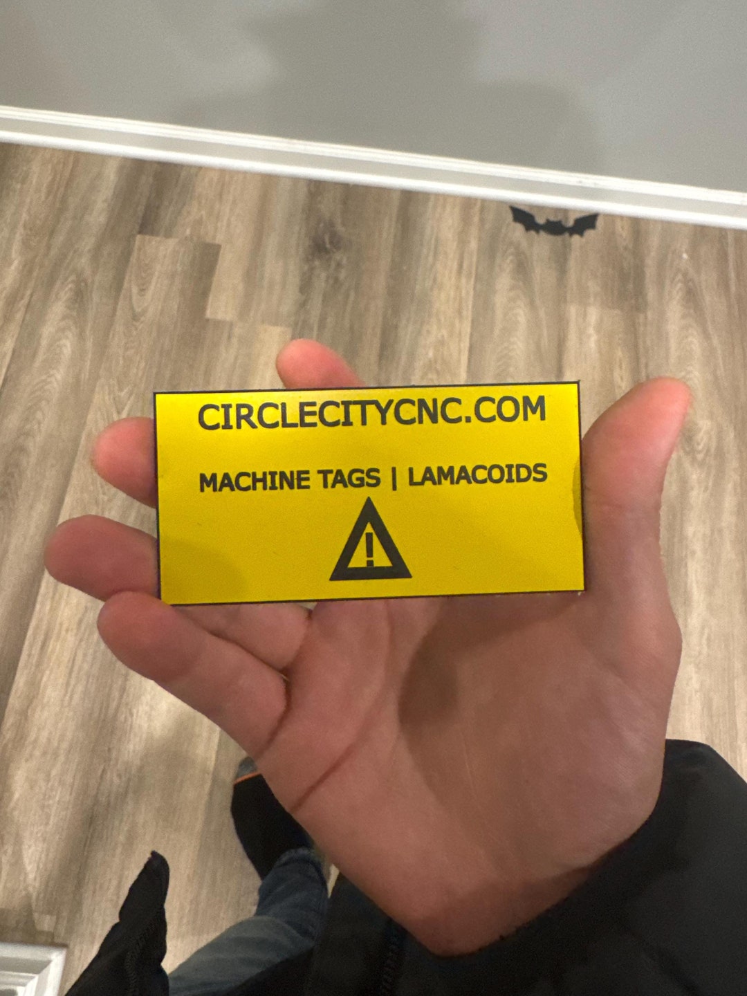Custom Engraved Electrical Panel Lamacoid Machine Tag Adhesive Backed ...