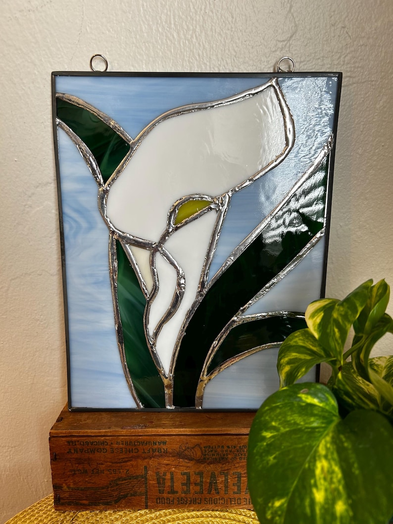Calla Lily Stained Glass - Etsy