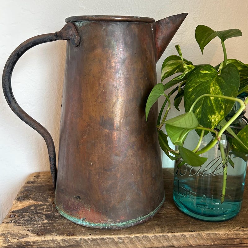 Copper Pitcher - Etsy