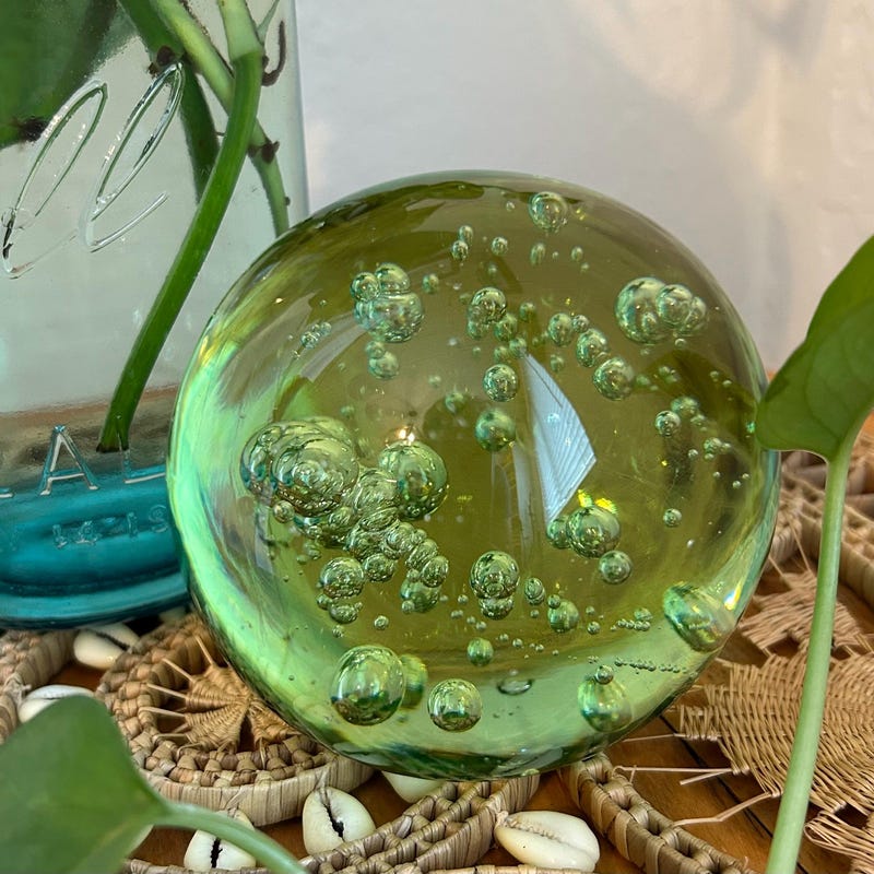 Glass Paperweight - Etsy