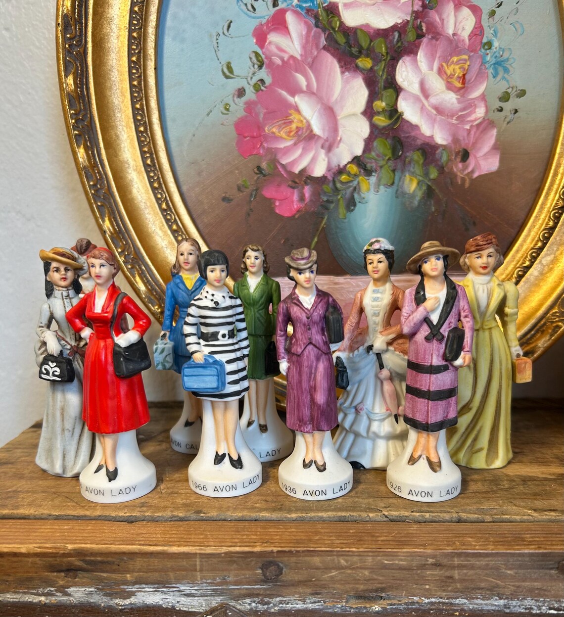 Vintage Avon Lady Porcelain Figurines: 1976 Collectible Set of Ten - Etsy