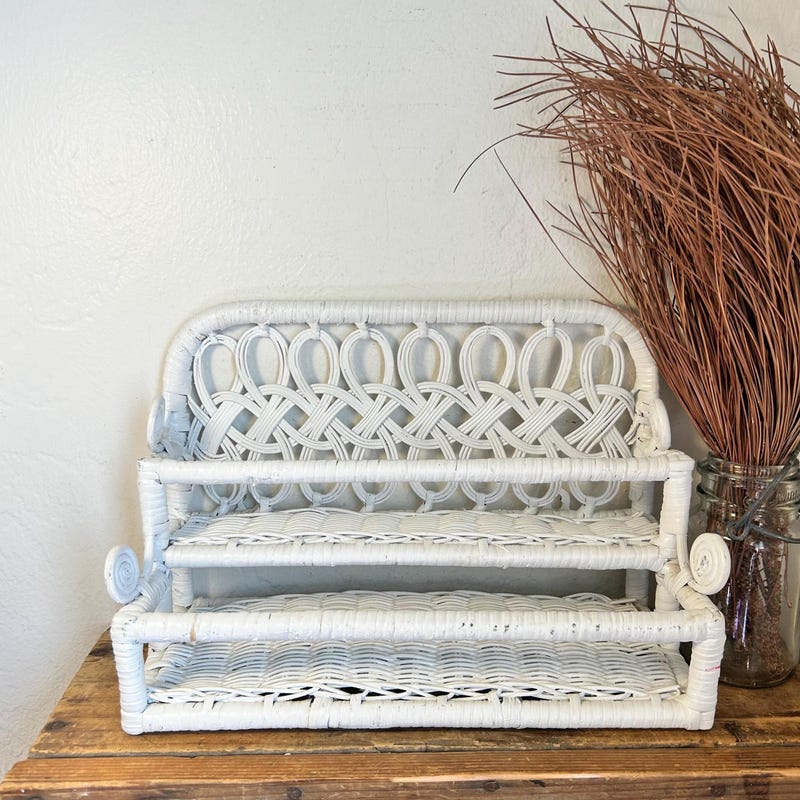 Wicker Wall Shelf - Etsy