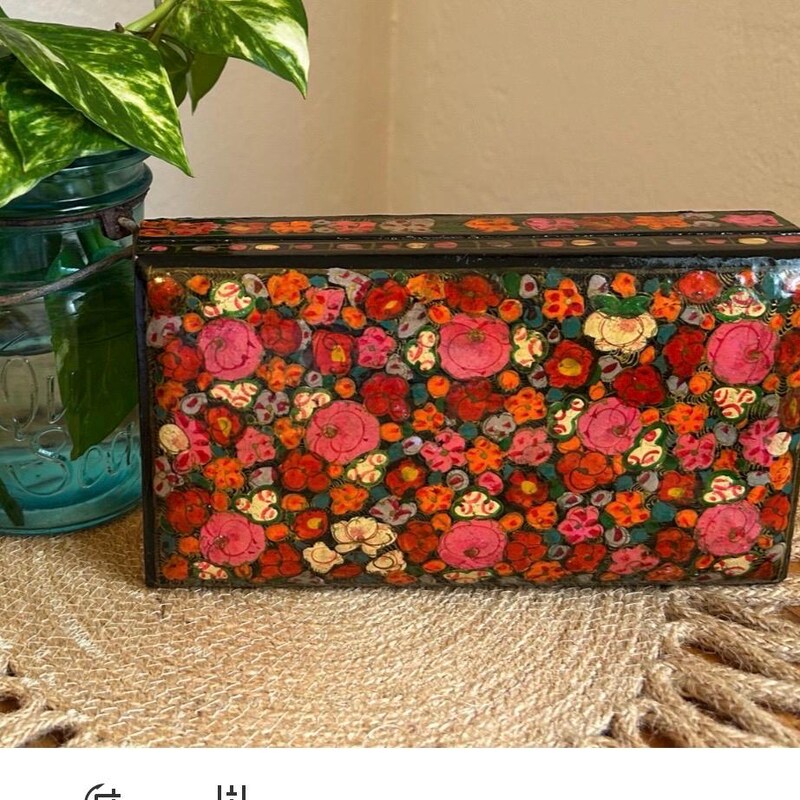 Lacquer Trinket Box - Etsy