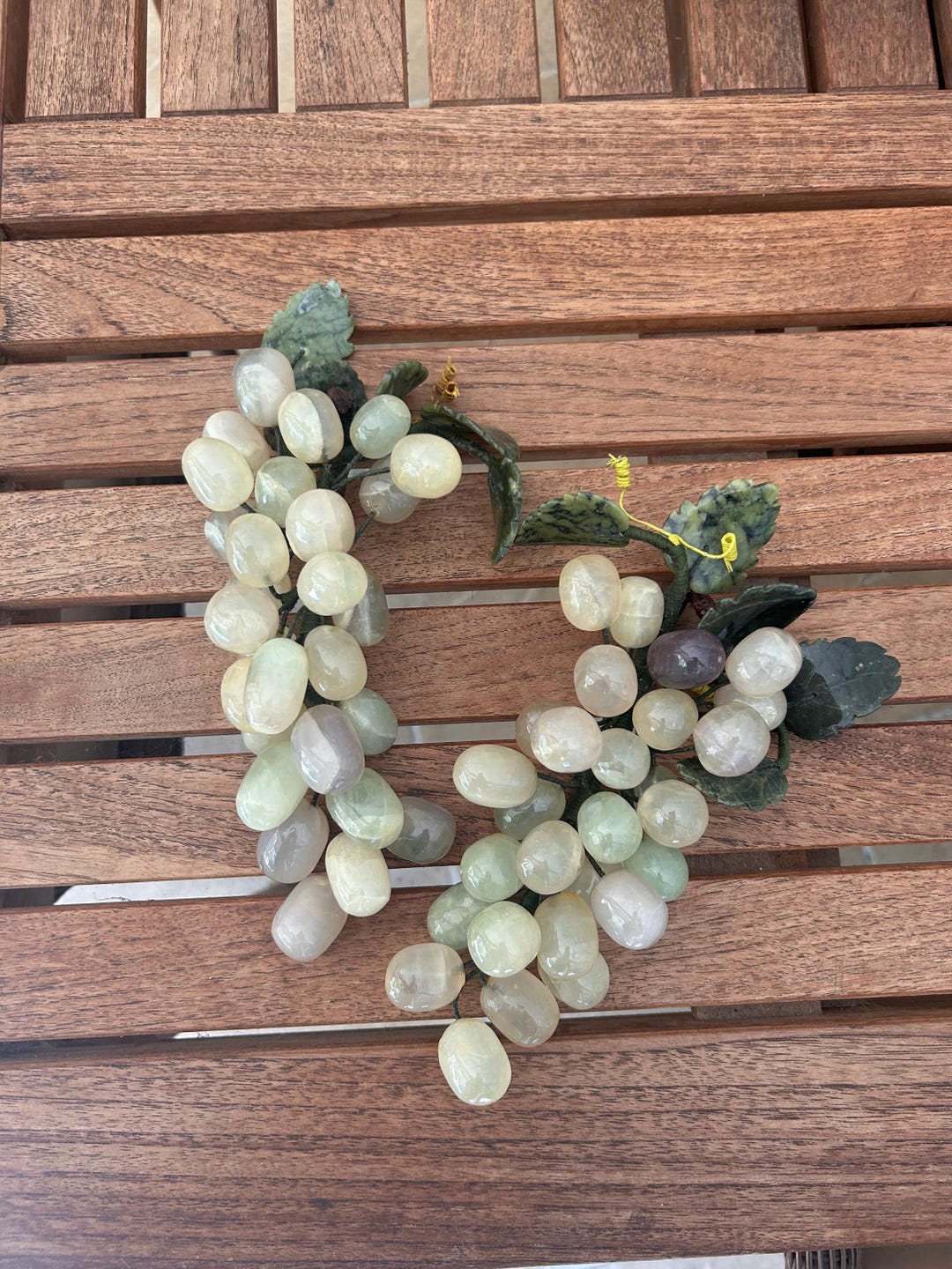 Vintage Carved Stone Grape Cluster: Mid Century Home Decor - Etsy