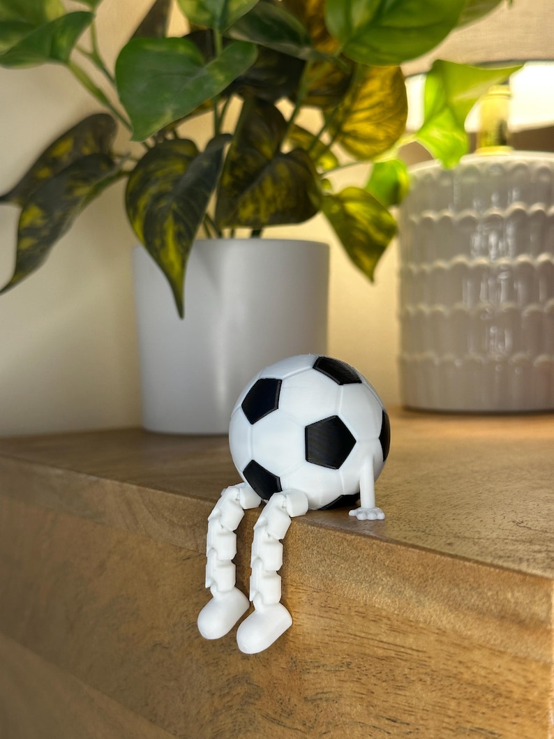 Soccer Desk Decor - Soccer Ball Buddy - Fun Soccer Gift - Sports Gift ...