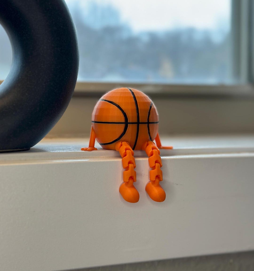 Basketball Desk Decor - Basketball Buddy - Fun Basketball Gift - 3D ...