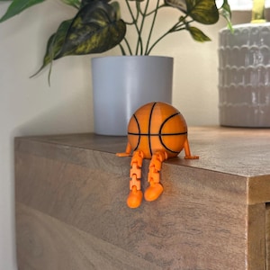 Basketball Desk Decor - Basketball Buddy - Fun Basketball Gift - 3D ...