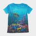 Women's Sea Turtle T-shirt With Coral Reef Tropical Fish - Etsy
