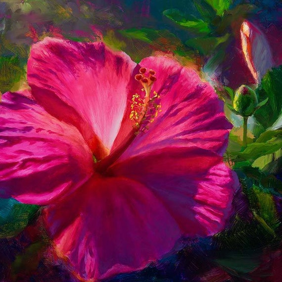 Hawaiian Flower Paintings