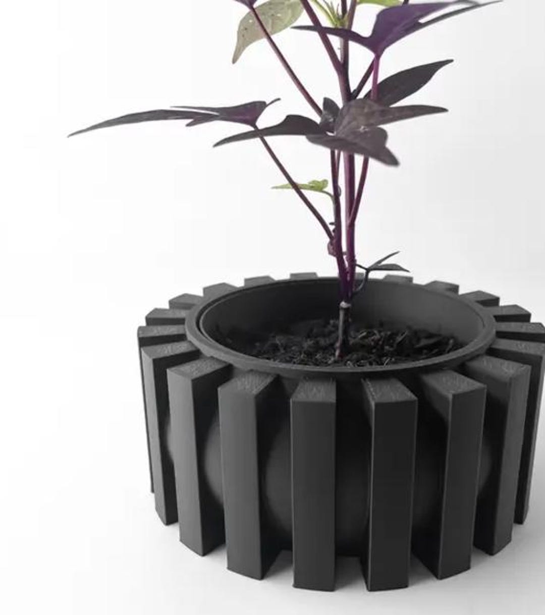 Unique 3D Printed Planter/flower Pot With Drainage Holes, & Drip Tray ...